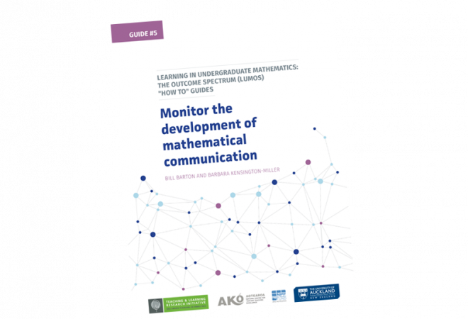 GUIDE 5 | How to monitor the development of mathematical communication ...