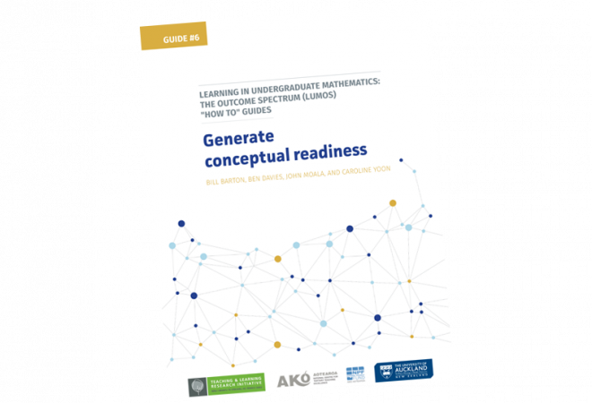 GUIDE 6 | How to generate conceptual readiness » Ako Aotearoa