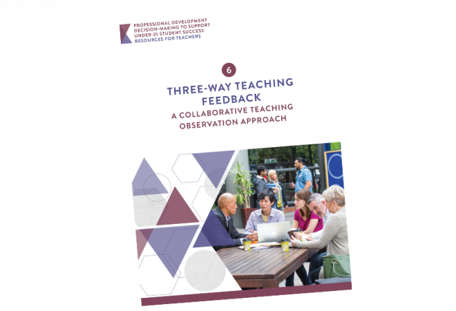 TEACHING RESOURCE | Three-Way Teaching Feedback, A Collaborative ...