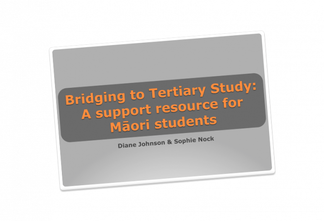 Bridging to Tertiary Study - A support resource for Māori students Unit ...