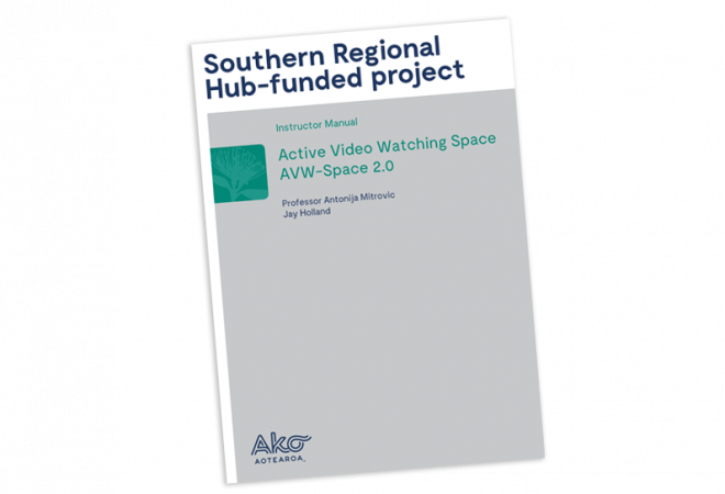 Active Video Watching Space AVW-Space 2.0 » Ako Aotearoa