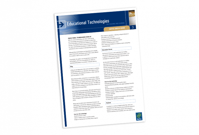 Coffee Break Guide Series - Educational Technologies » Ako Aotearoa