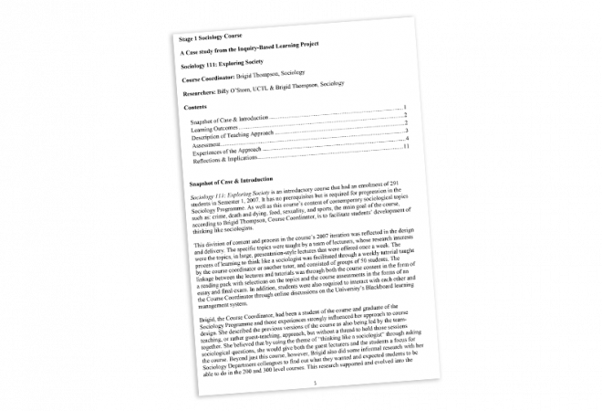 Stage 1 Sociology Course – Case study » Ako Aotearoa